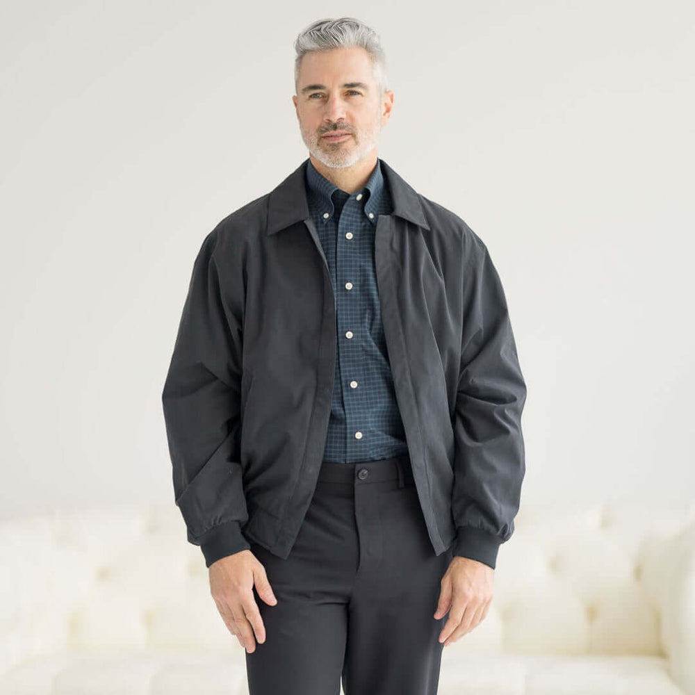 MagnaReady® X Weatherproof Black Golf Jacket