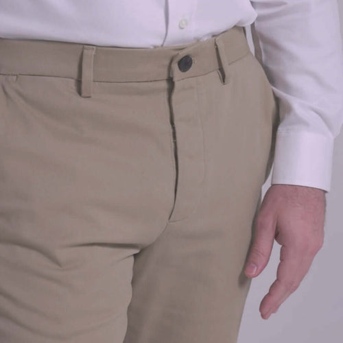 Adaptive Khaki Chino Pant | Magnetic Fly Closure | MagnaReady®